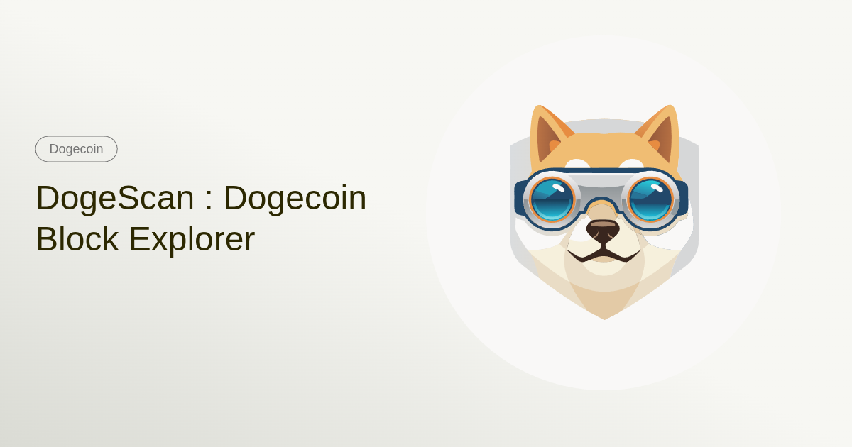 Dogescan: Real-time Dogecoin (DOGE) Explorer